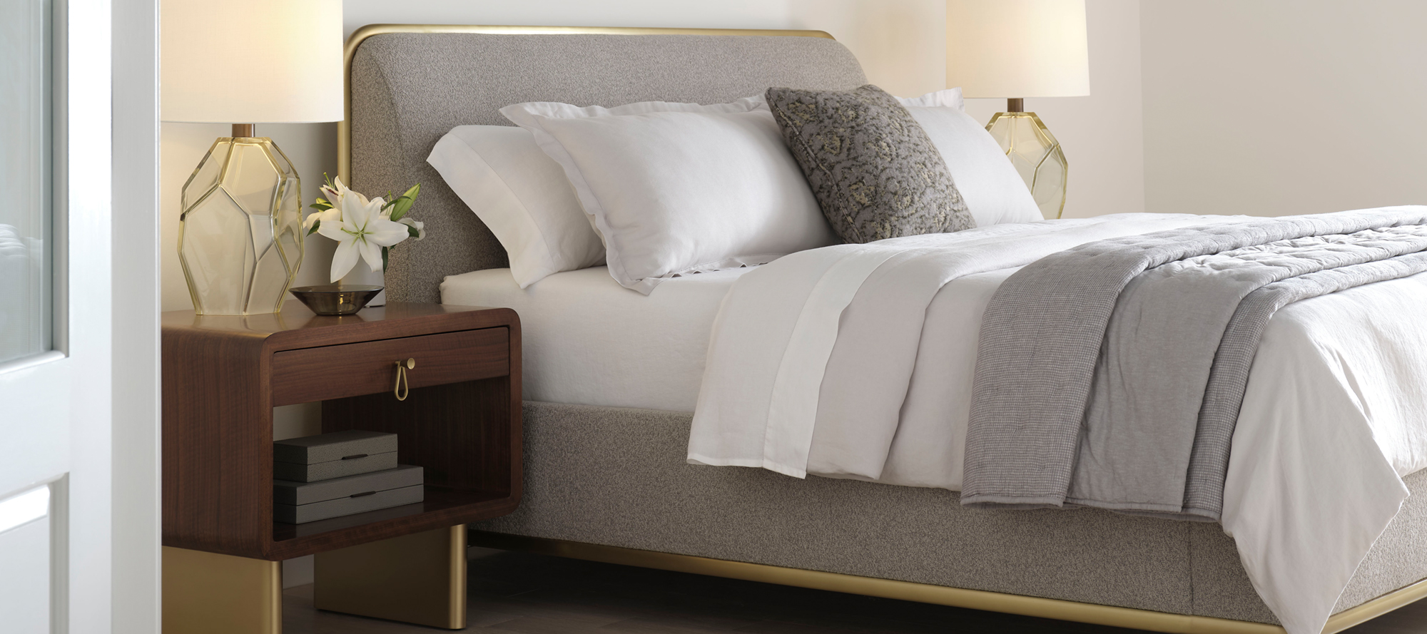 Bandeau Nightstand-by Barbara Barry-BAA2209 | Baker-McGuire Furniture