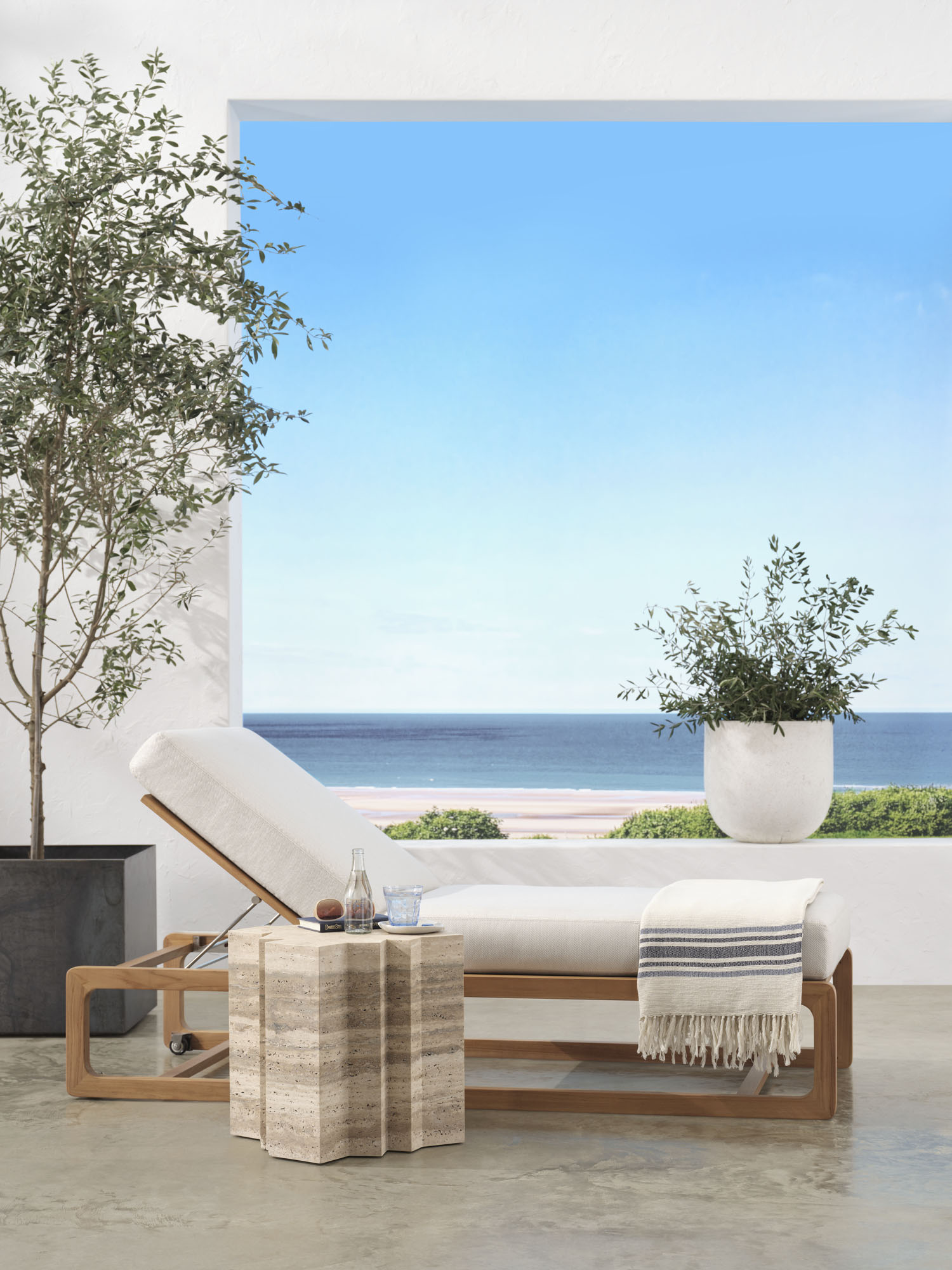 Schooner Chaise Lounge-by Baker Resort-MCO3555CS | Baker-McGuire