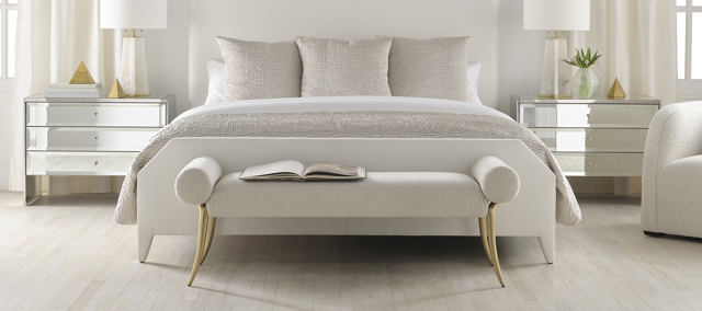 Gala Bench-by Baker Luxe-BAA4410B | Baker-McGuire Furniture