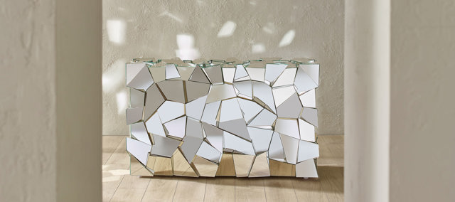 Reflection Console-by Baker Luxe-BAA3266 | Baker-McGuire Furniture