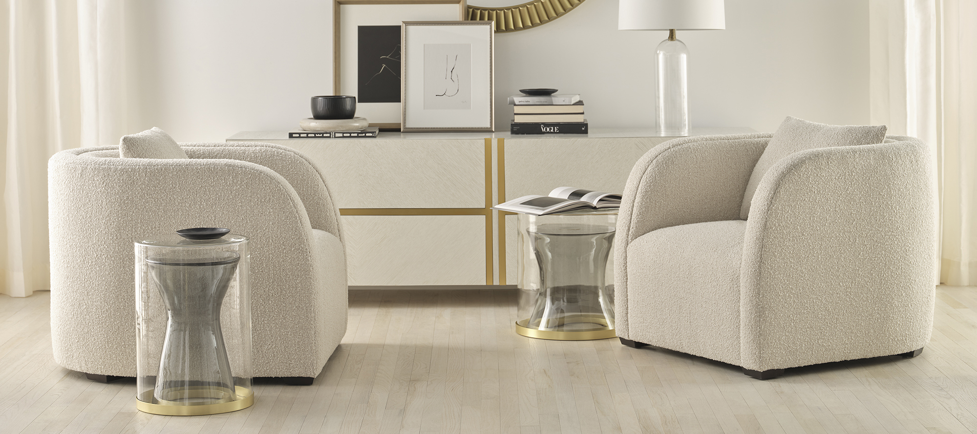 Charm Drink Table-by Baker Luxe-BAA4361 | Baker-McGuire Furniture