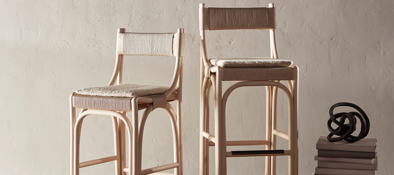 Bound Counter Stool-by Kara Mann-MCA1548 | Baker-McGuire Furniture