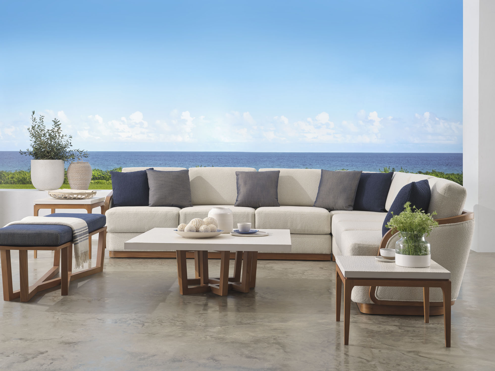 Schooner Armless Chair-by Baker Resort-MCO3553CA | Baker-McGuire