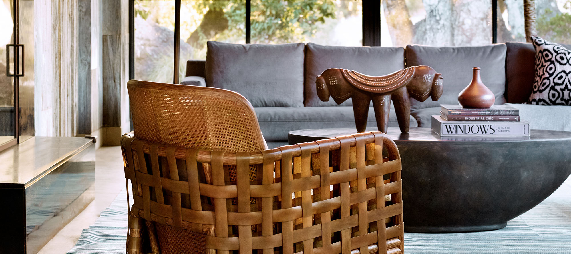 Cambric Lounge Chair-by Steven Volpe-MCA119 | Baker-McGuire