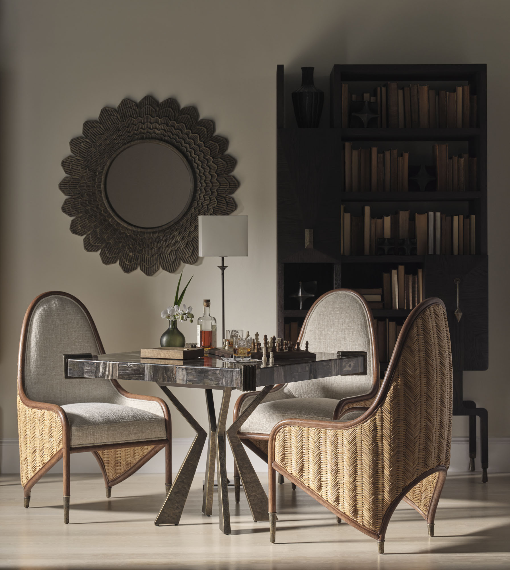 The Gibbon's Feast Bistro Table-by Bill Bensley-MCA4033 | Baker-McGuire