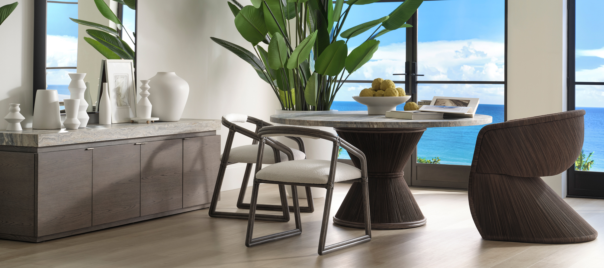 Koro Dining Table-by Baker Resort-MCA1737 | Baker-McGuire Furniture