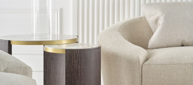 Orbit End Table-by Thomas Pheasant-BAA3962 | Baker-McGuire Furniture