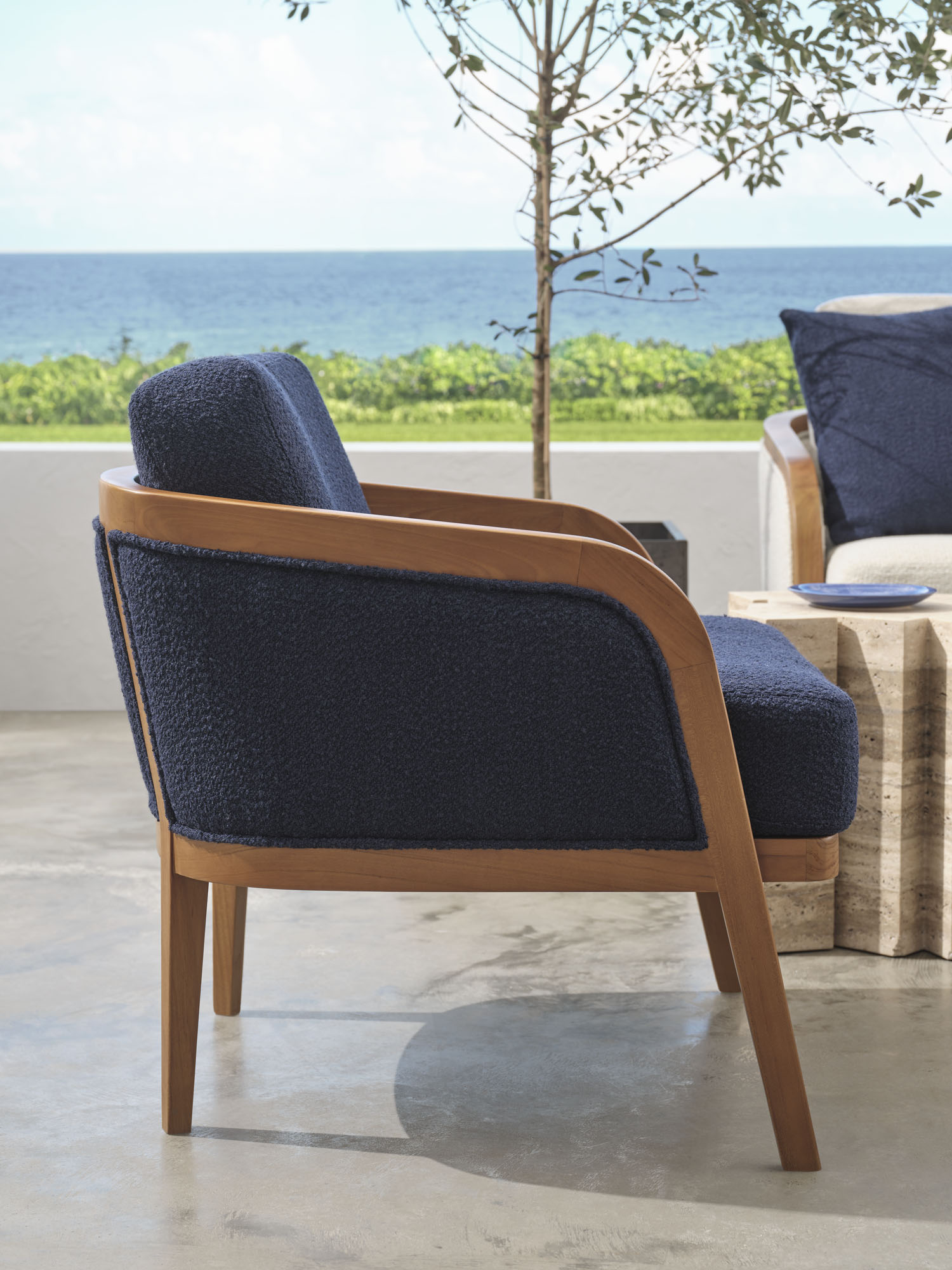 Schooner Lounge Chair-by Baker Resort-MCO3552C | Baker-McGuire