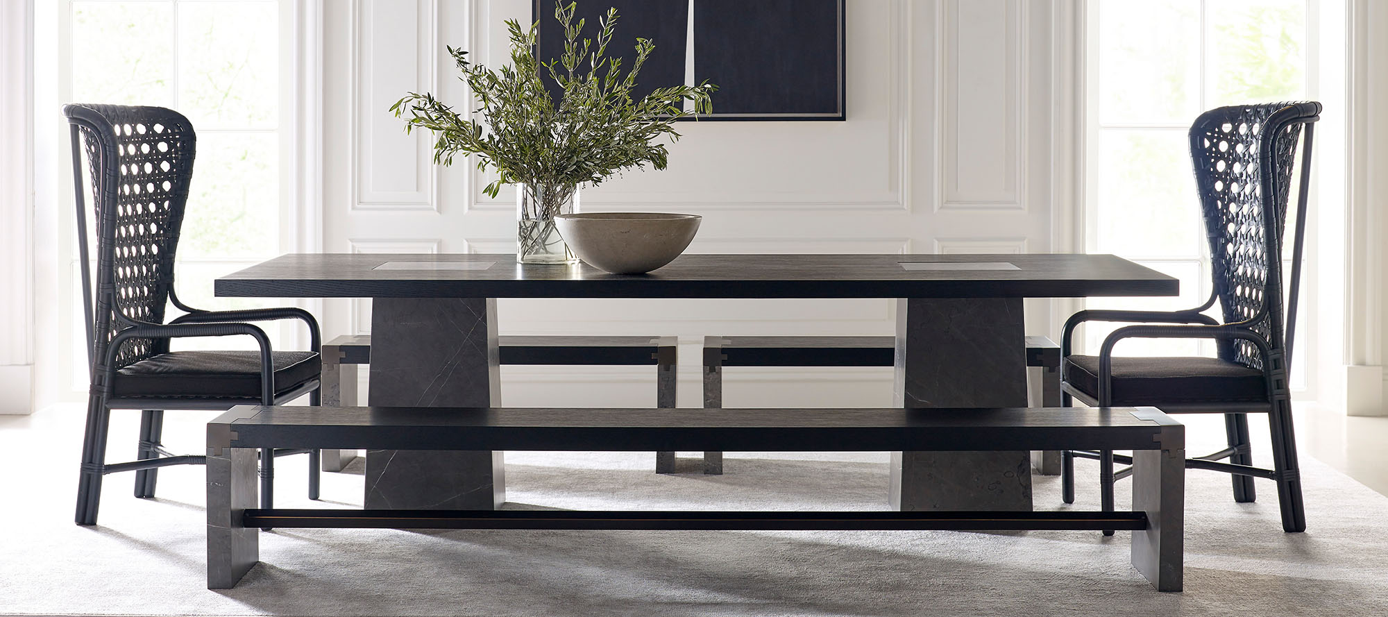 Querini Console-by Nicole Hollis-MC150 | Baker-McGuire Furniture