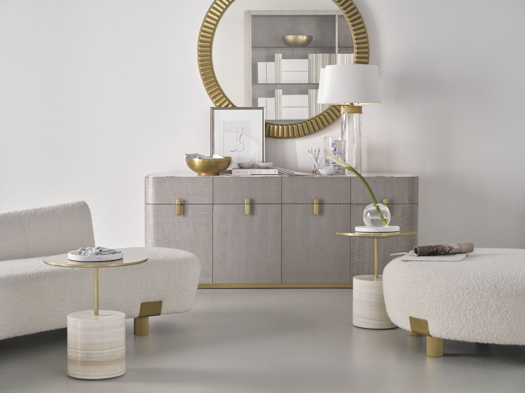 Summer Solstice Mirror-by Baker Luxe-BAA4311 | Baker-McGuire Furniture