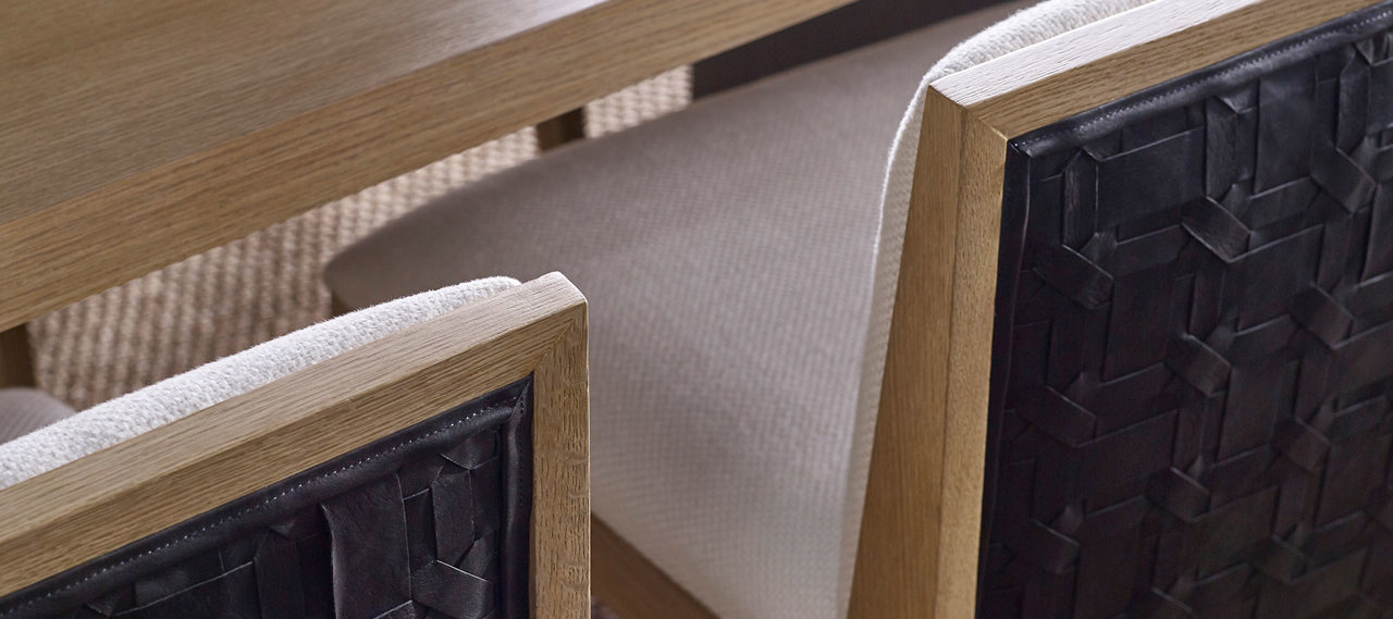 Tresser Dining Chair (Fully Upholstered)-by Nicole Hollis-MCM150 ...