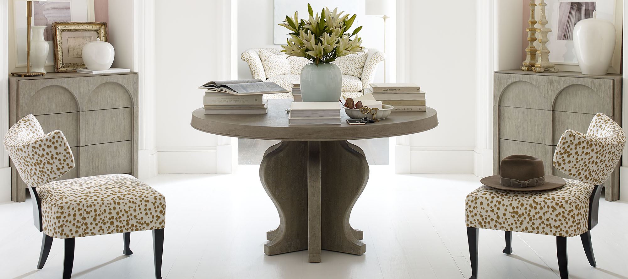 Grand Concorde Round Table (54" Top)-by Milling Road Originals-MR8436 ...