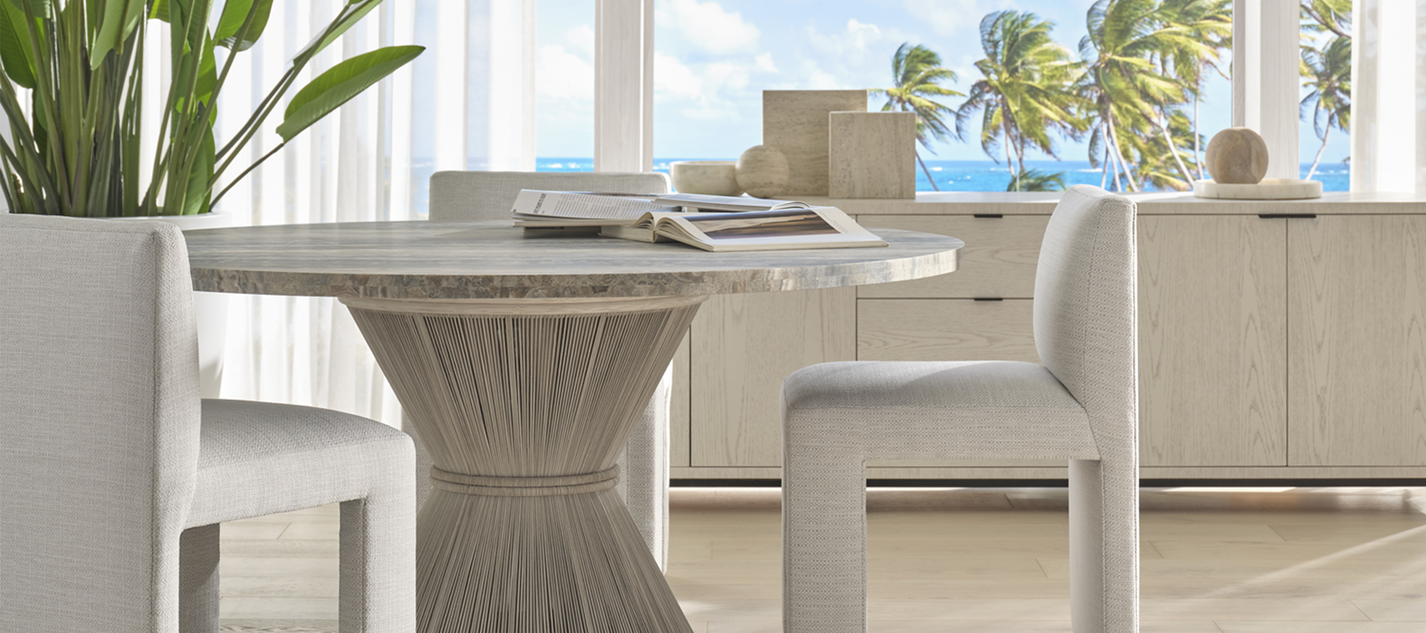 Fiji Dining Table-by Baker Resort-MCA1736 | Baker-McGuire Furniture