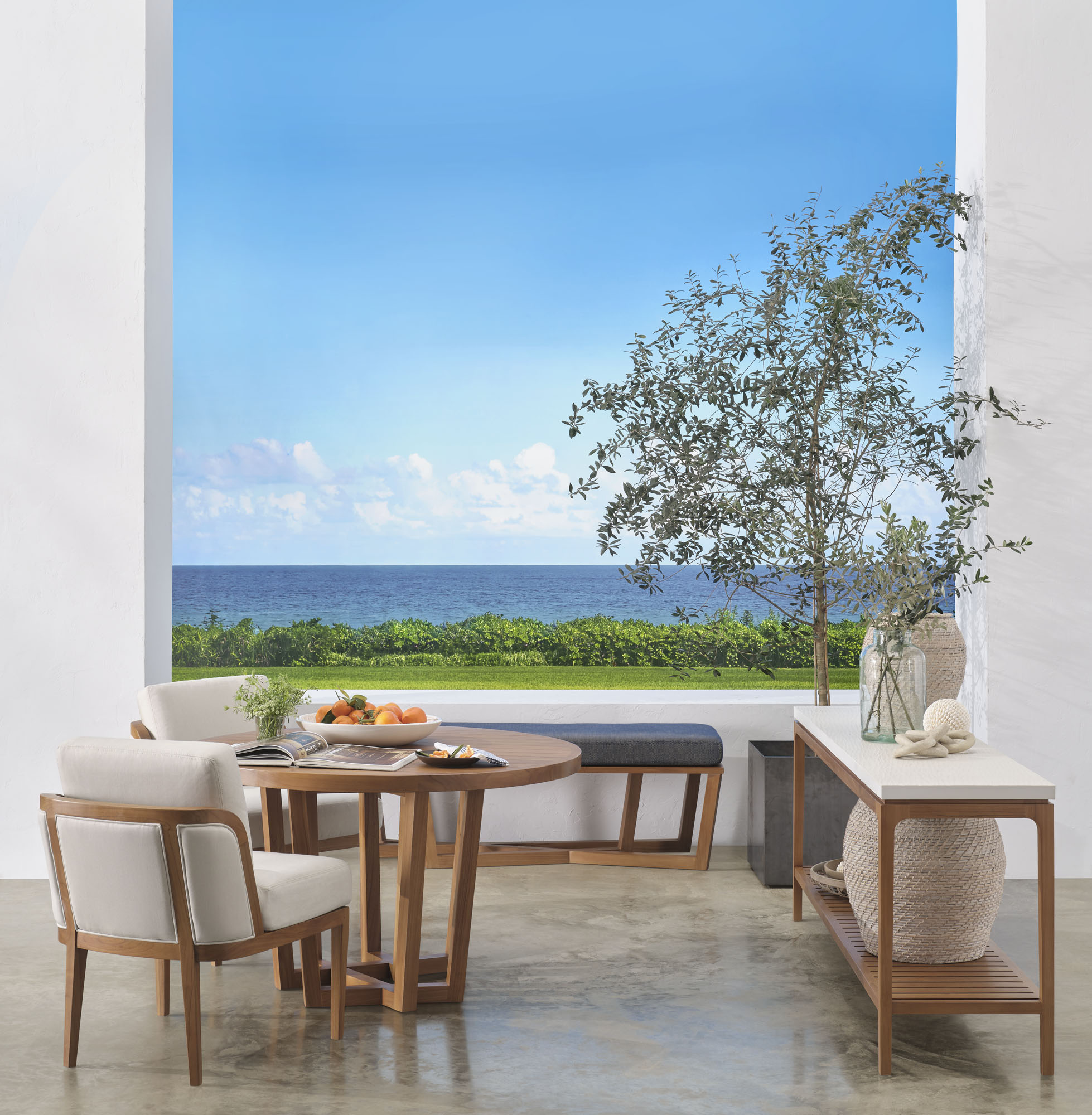 Sloop Console Table-by Baker Resort-MCO3663 | Baker-McGuire