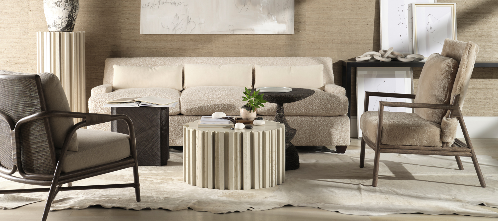 Huxley Cocktail Table-by Baker Luxe-BAA3458 | Baker-McGuire Furniture