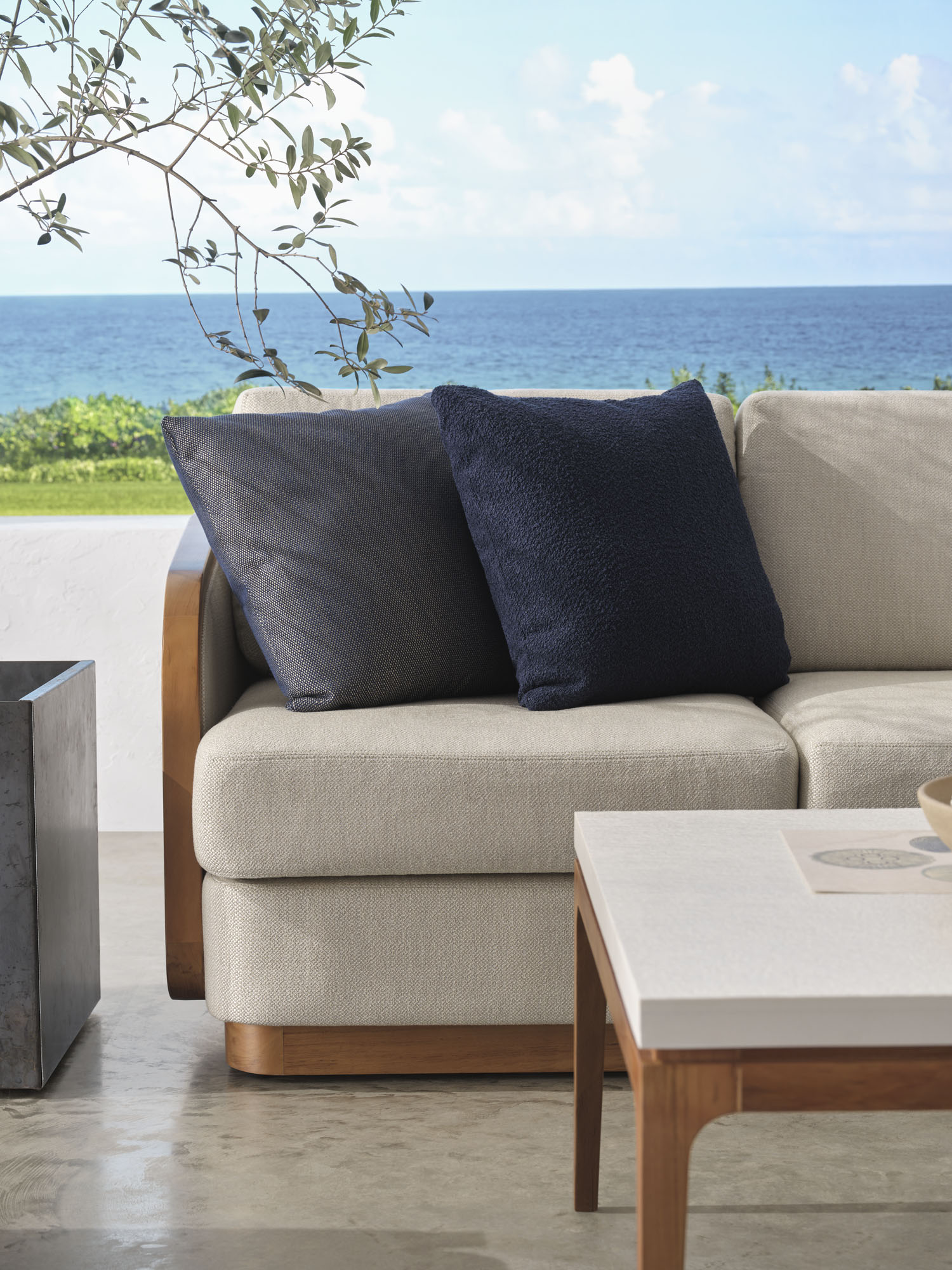 Sloop Rectangle Cocktail Table-by Baker Resort-MCO3650 | Baker-McGuire