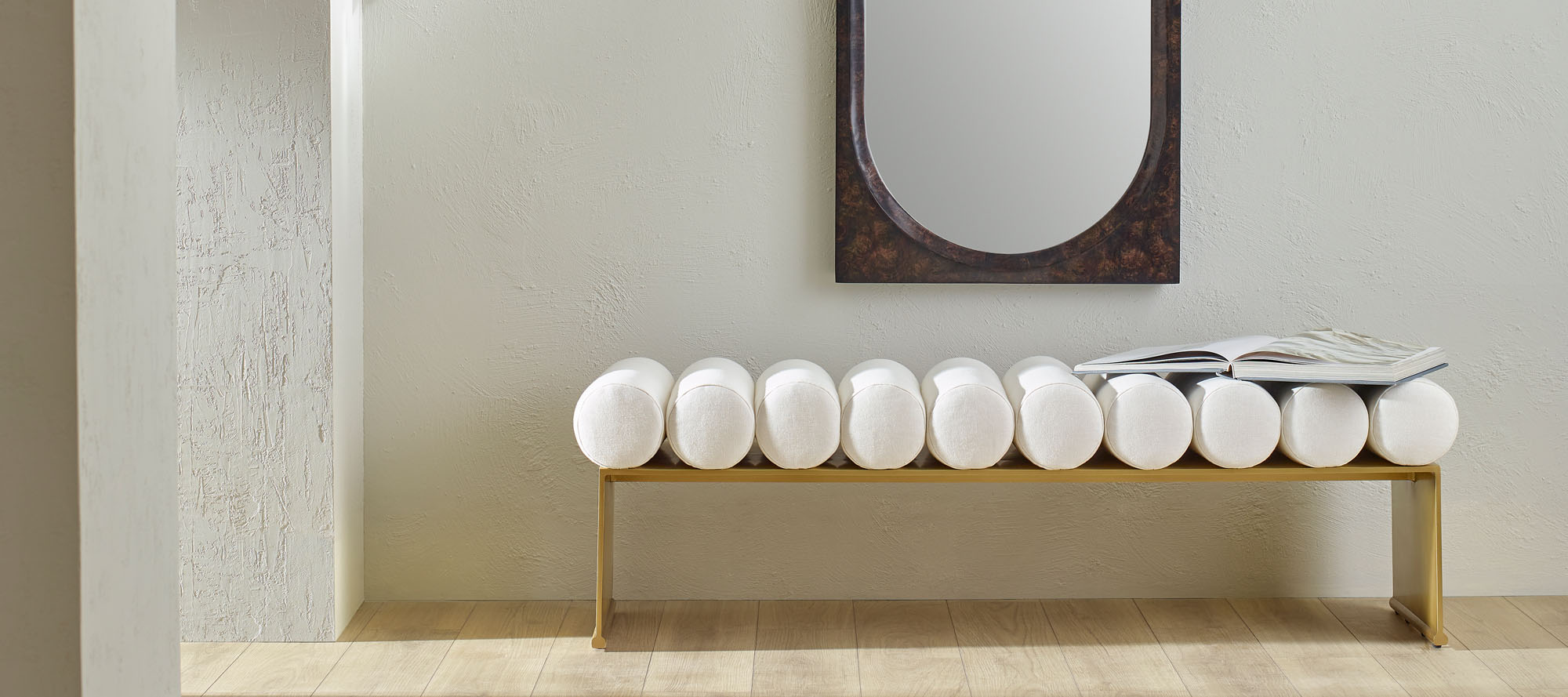 Runway Bench-by Baker Luxe-BAA3216 | Baker-McGuire