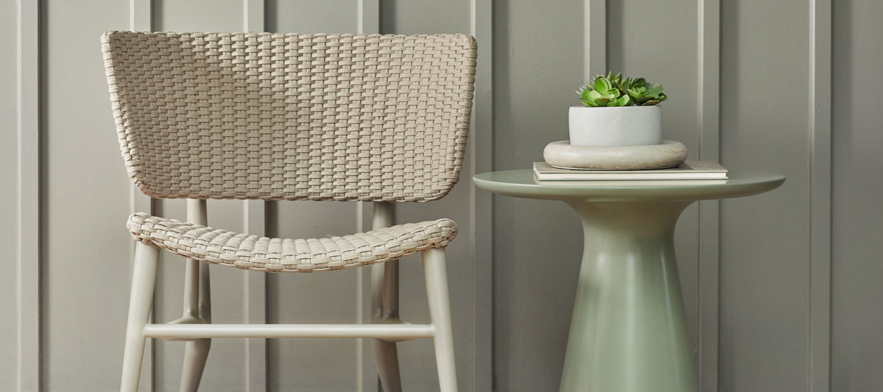 Bow Outdoor Lounge Chair-by Barbara Barry-MCO3341C | Baker-McGuire ...