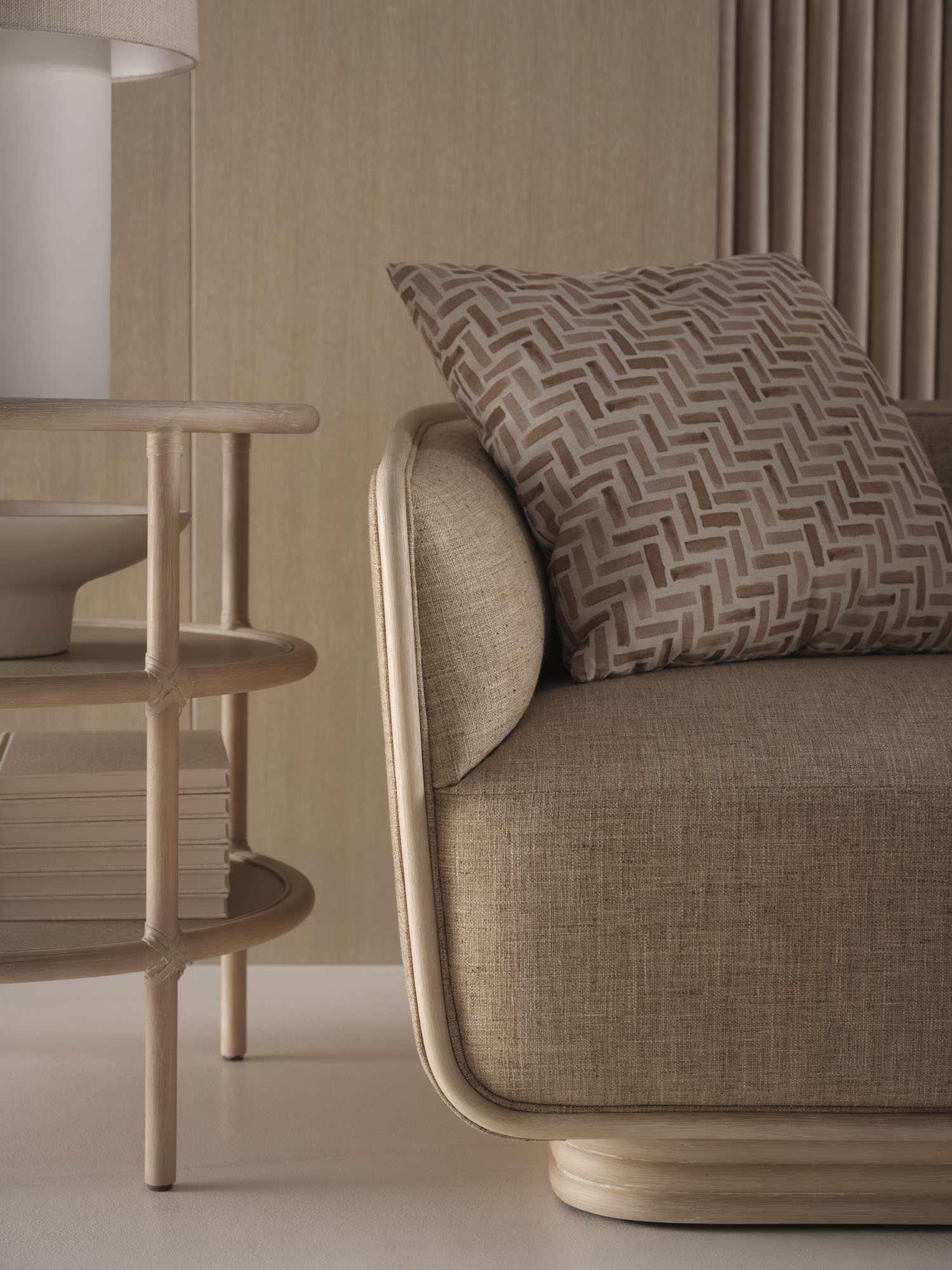 Dias Cylinder Lamp-by Barbara Barry-BABB105 | Baker-McGuire
