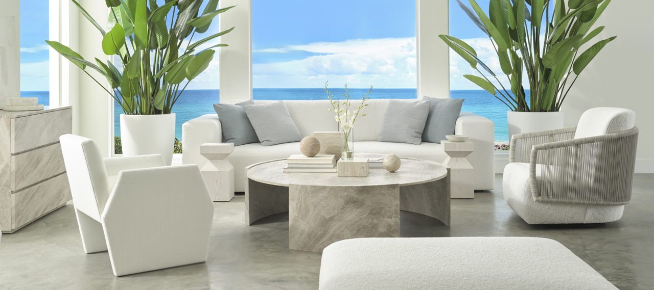 Cove Cocktail Table - Large-by Baker Resort-BAA4653 | Baker-McGuire ...