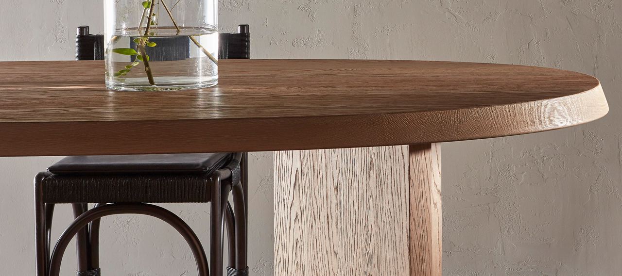 Ellipse Dining Table-by Kara Mann-MCA1536 | Baker-McGuire Furniture