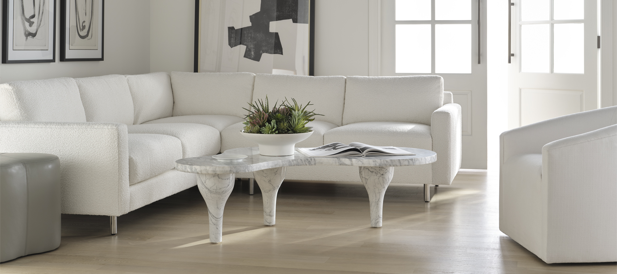 Freeform Cocktail Table-by Baker Luxe-BAA3051 | Baker-McGuire Furniture